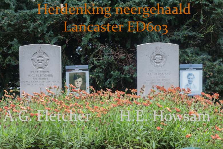 Herdenking neergehaalde Lancaster ED603 - Workum.nl